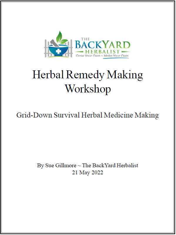HERBAL REMEDIES CLASS: Grid-Down Survival Herbal Medicine Making – LDS Prepper Store