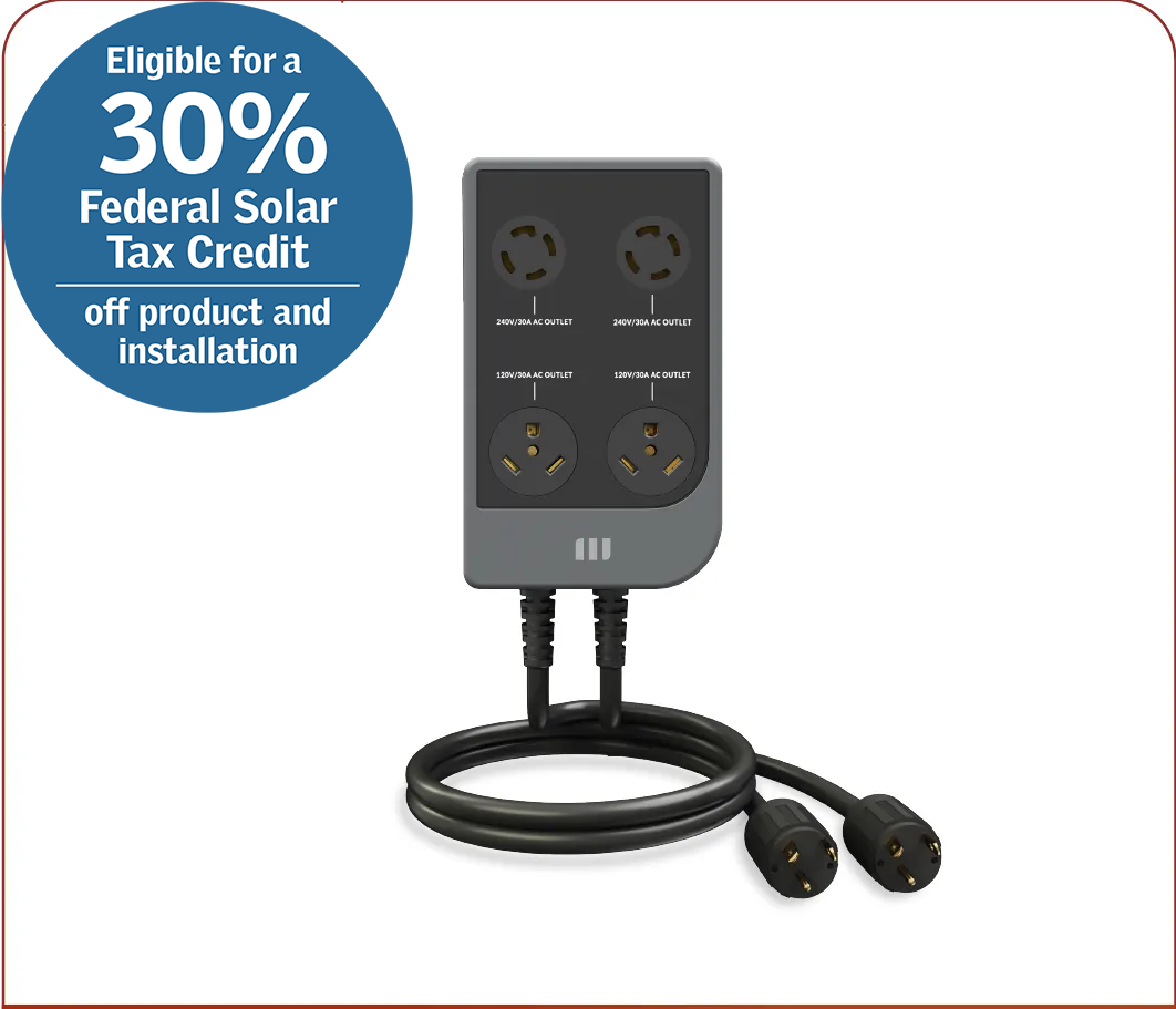 Mango Power E: mSocket Pro | 120/240v Combiner Box – LDS Prepper Store